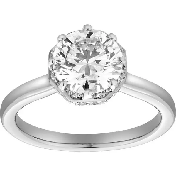 LUVMYJEWELRY 14k Gold 2 Ct. Lab Grown Diamond Ring - 14k White Gold