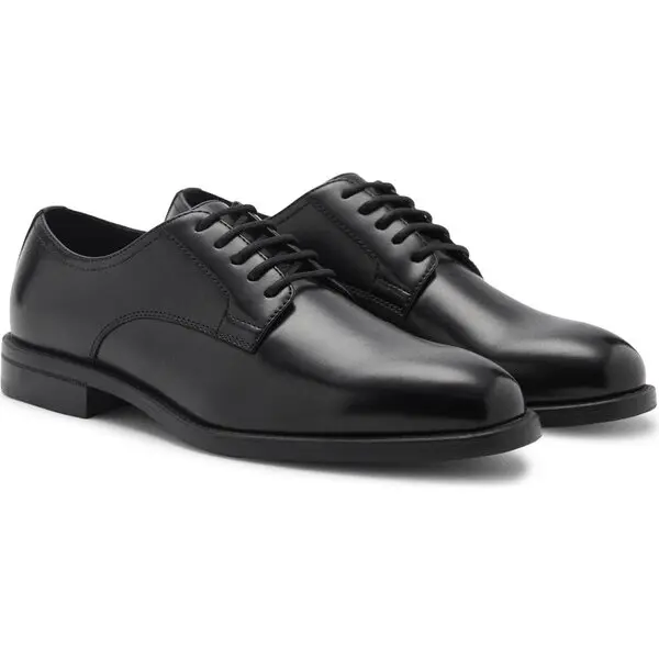 Mango Plain Toe Derby - Black