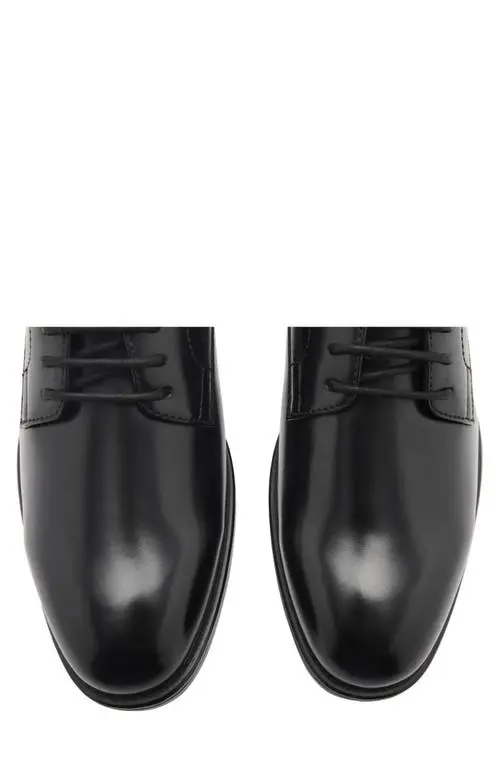 Mango Plain Toe Derby - Black