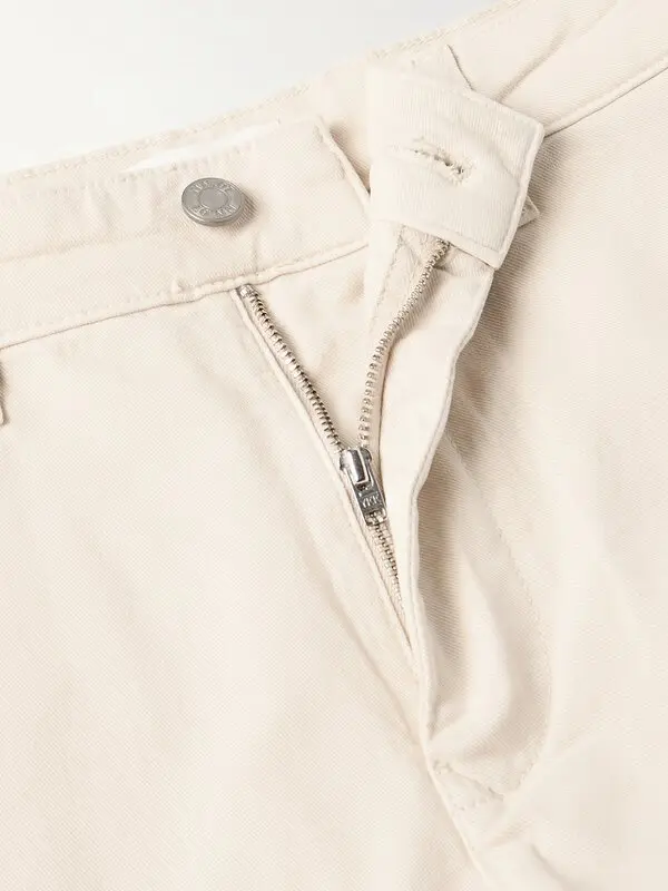 Nn07 Aden 1923 Straight-leg Organic Cotton-blend Twill Chinos - Neutrals