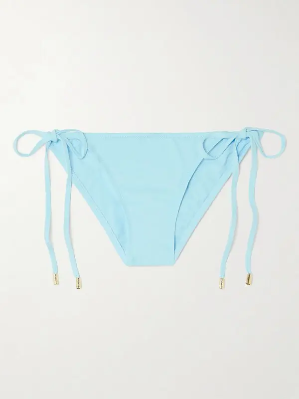 Melissa Odabash Maldives Embellished Bikini Briefs - Blue