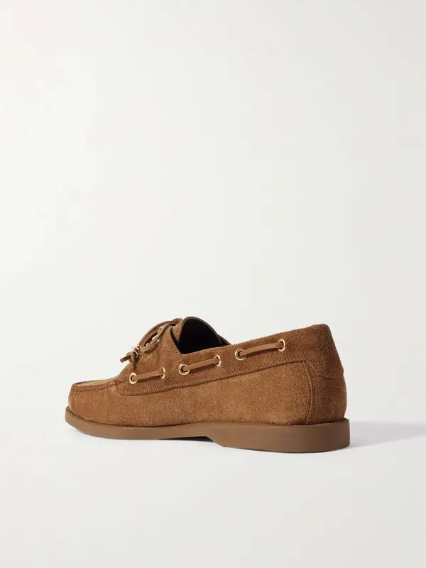 Celine Suede Boat Shoes