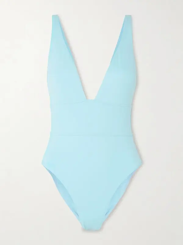 Melissa Odabash Caribbean One Piece Swimsuit - Blue