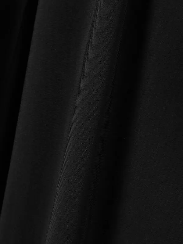 Norma Kamali Pleated Wide-leg Pants - Black