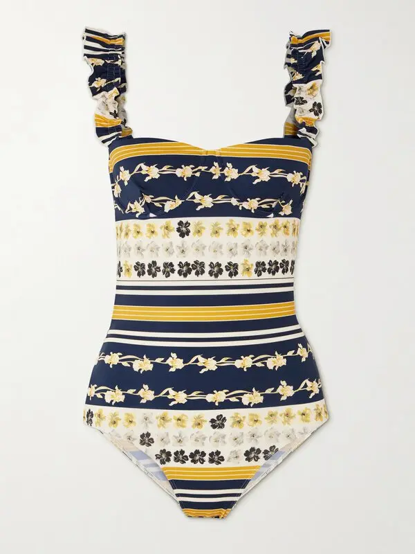 La DoubleJ Boop Printed Underwired Swimsuit - Multi