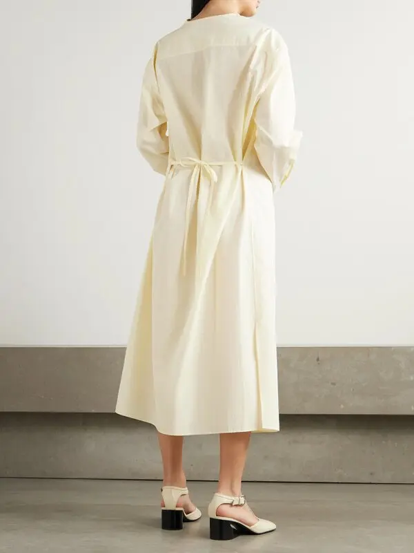 knee length dresses for ladies Audria Belted Midi Dress in Tidepool – Serafina main image 1