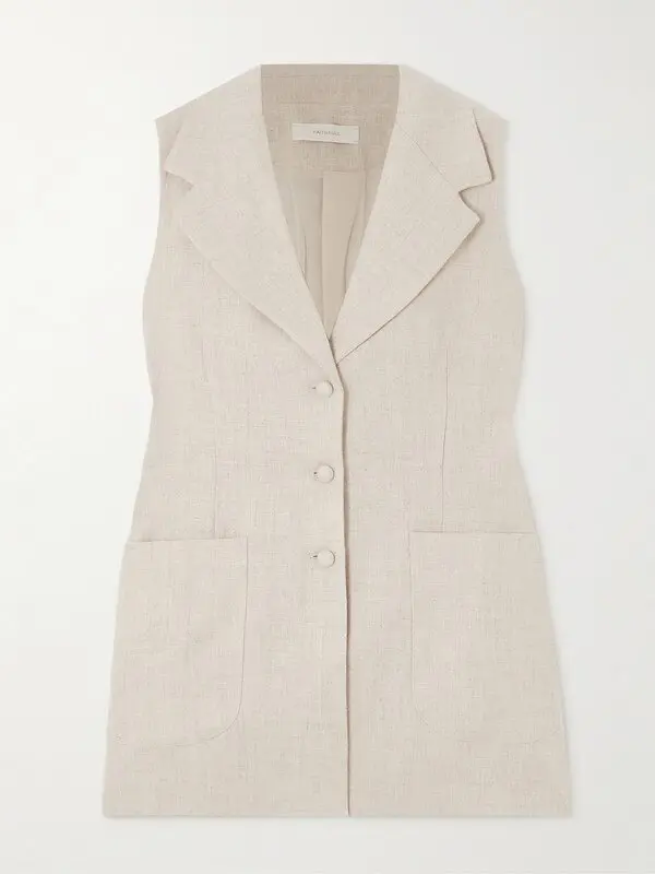 Faithfull The Brand Josette Linen Vest