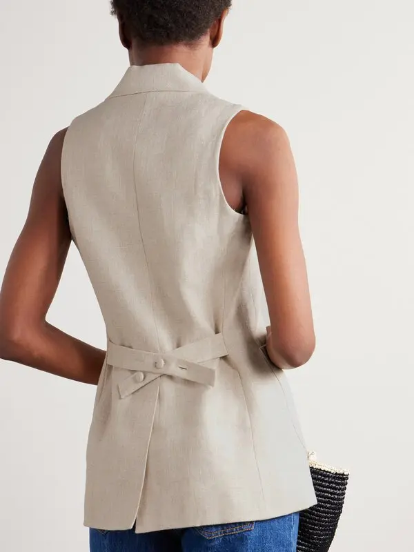 Faithfull The Brand Josette Linen Vest