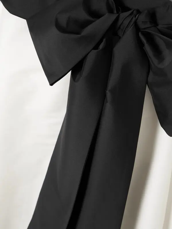 Bernadette Bailey Bow-embellished Taffeta Midi Dress