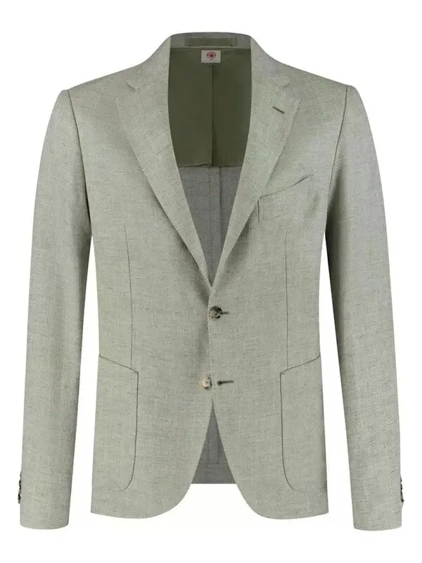 LUIGI BORRELLI Herringbone Blazer