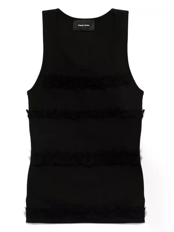 Simone Rocha Ruffled Tank Top