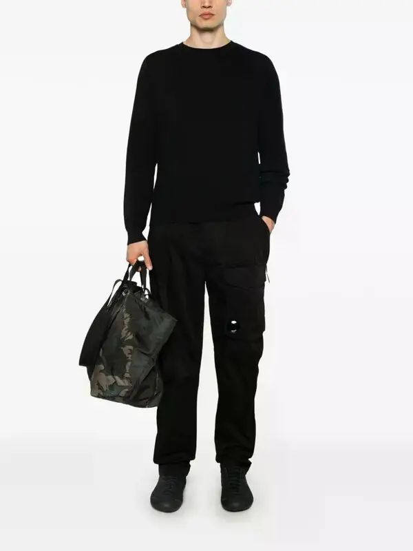 C.P. COMPANY Lens-detail Trousers - Black