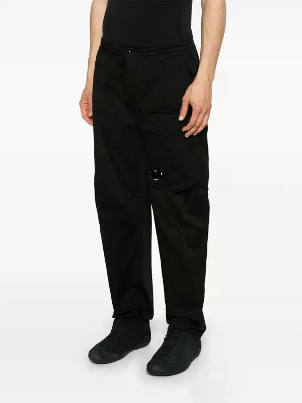 C.P. COMPANY Lens-detail Trousers - Black