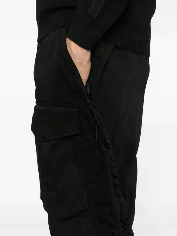 C.P. COMPANY Lens-detail Trousers - Black