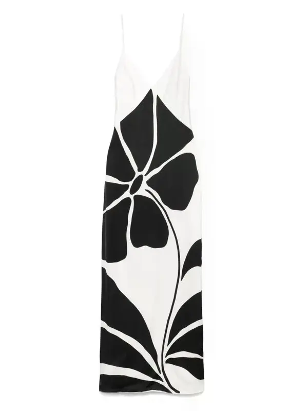 CALA DE LA CRUZ Gil Maxi Dress - White