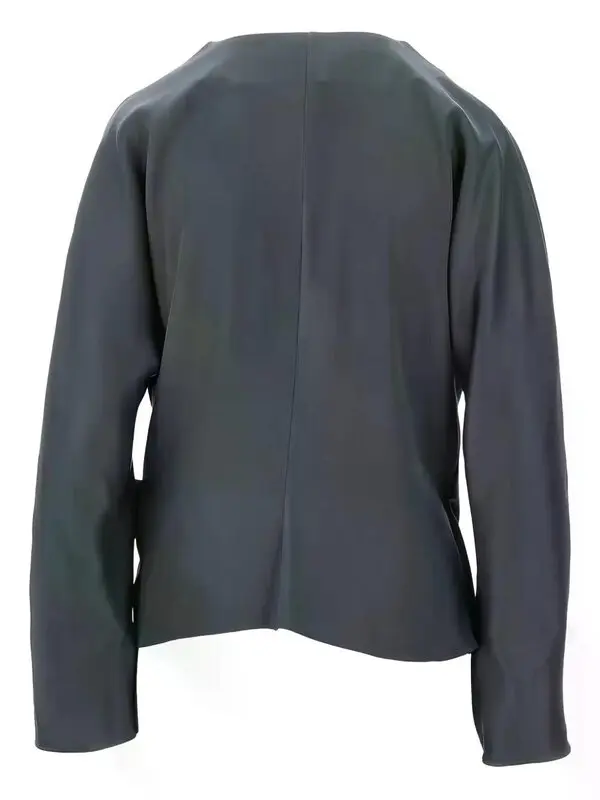 Giorgio Armani Draped Blouse - Grey