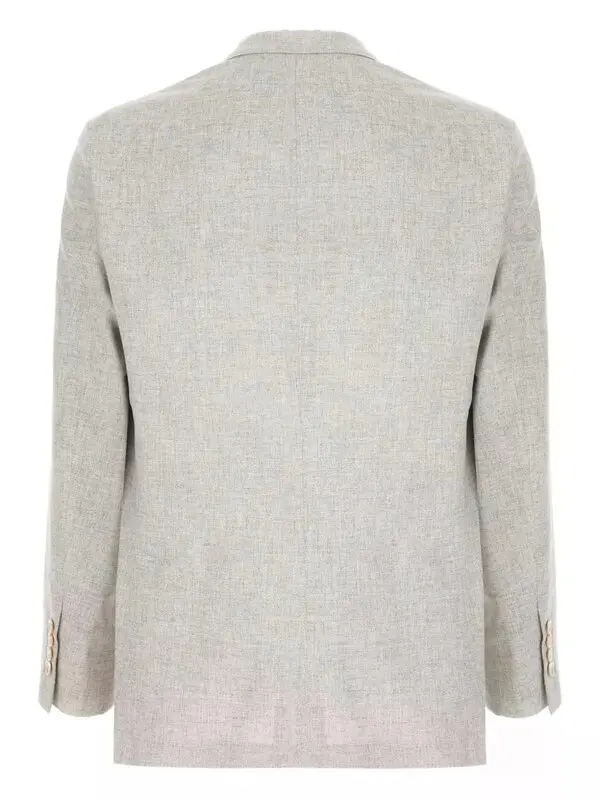 Brunello Cucinelli Single-breasted Blazer - Grey