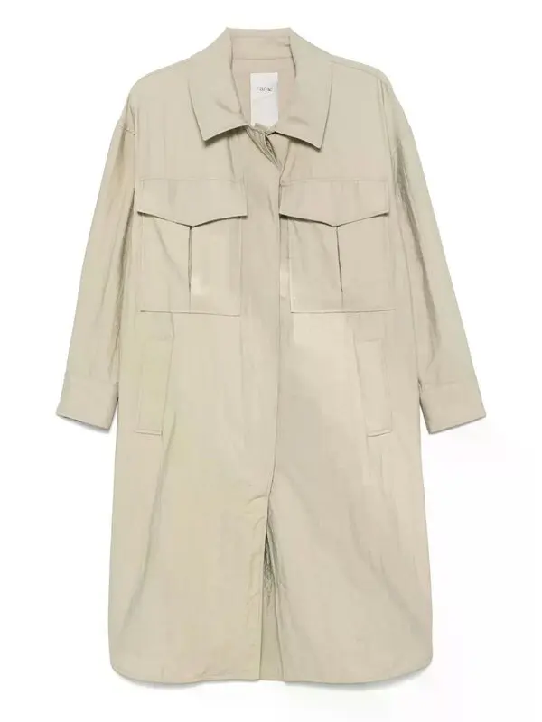 RAME Buttoned Trench Coat
