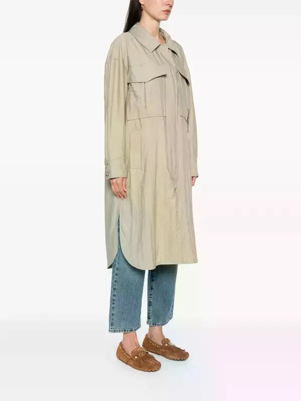 RAME Buttoned Trench Coat