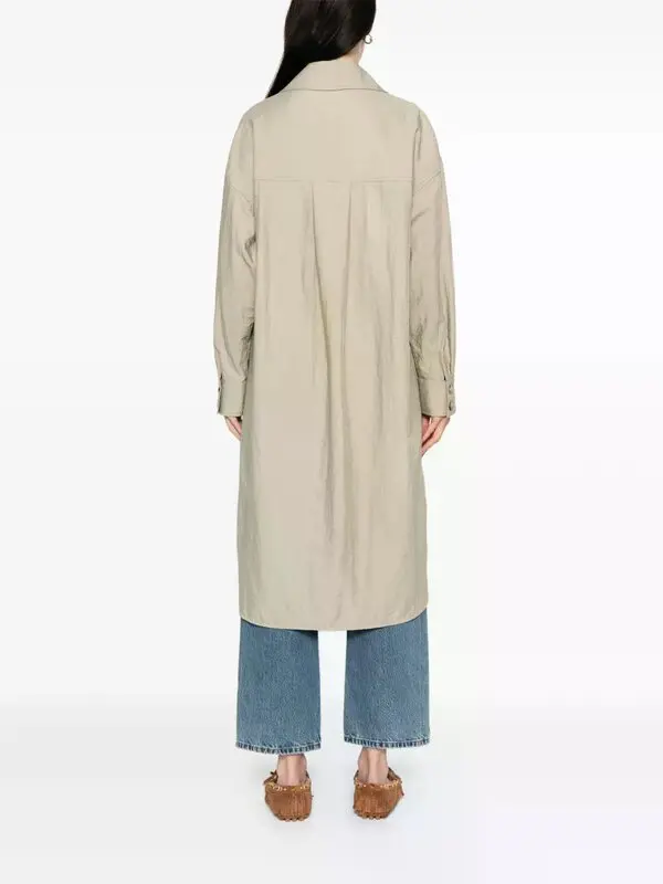 RAME Buttoned Trench Coat