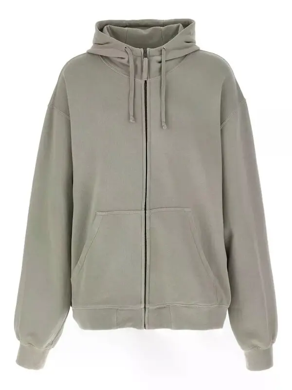 MAISON MARGIELA Numbers-print Hoodie - Grey