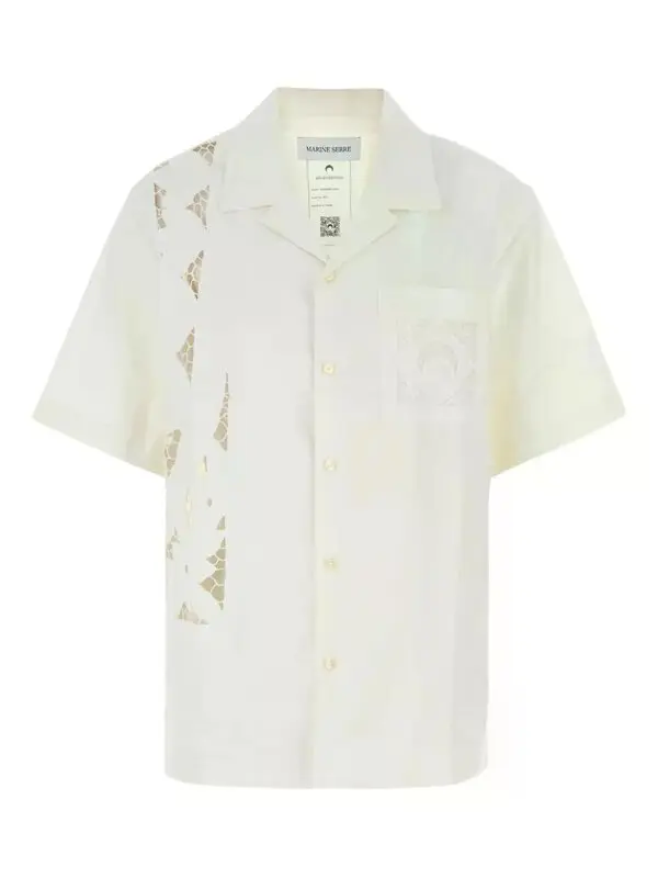 MARINE SERRE Poplin Shirt
