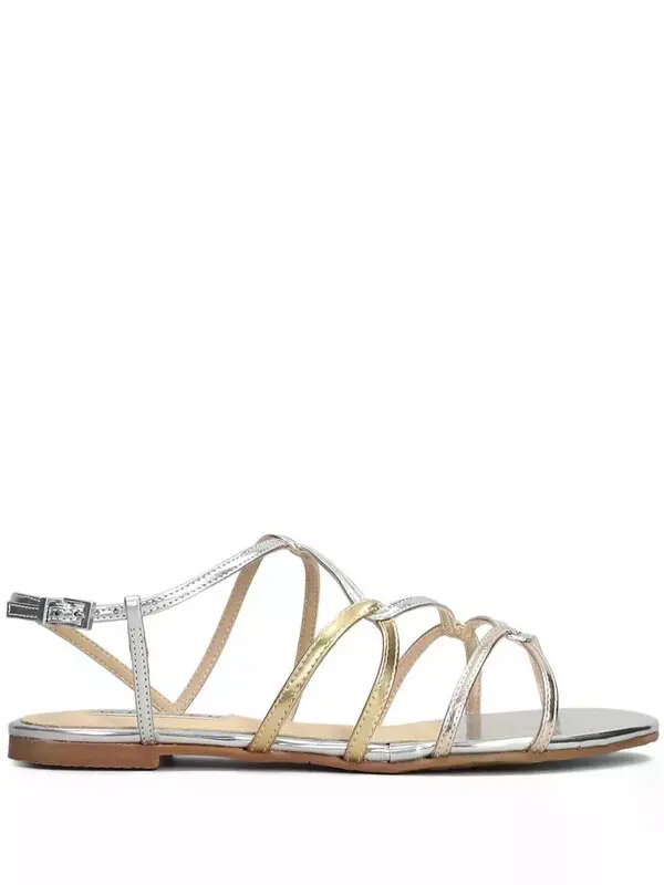 WERNER Metallic-effect Sandals