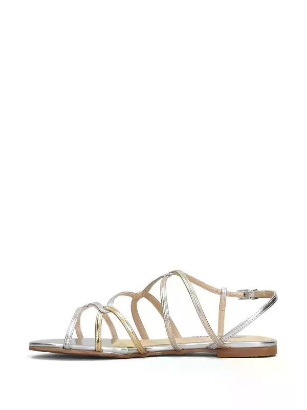 WERNER Metallic-effect Sandals