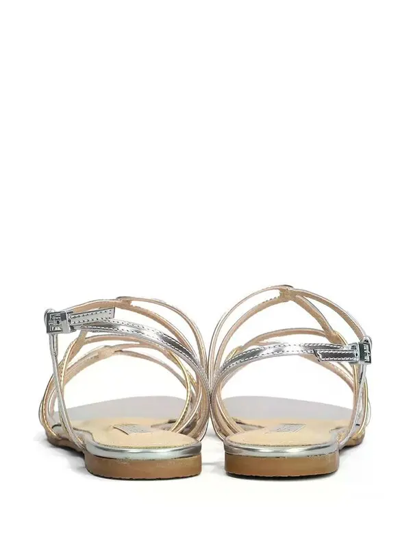 WERNER Metallic-effect Sandals