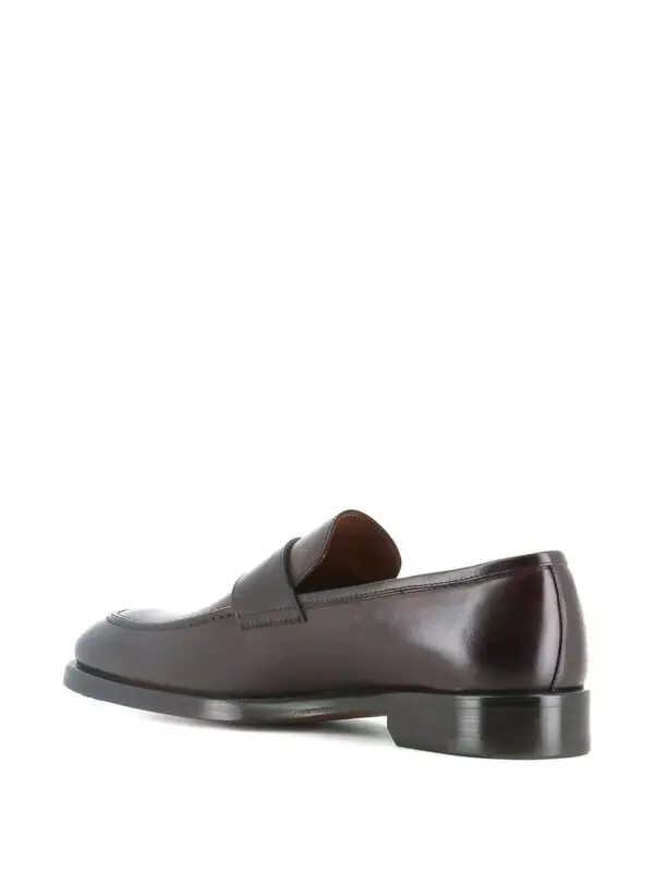 TASSINARI Leather Penny Loafers - Brown