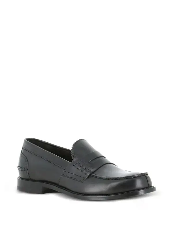 TASSINARI Leather Penny Loafers