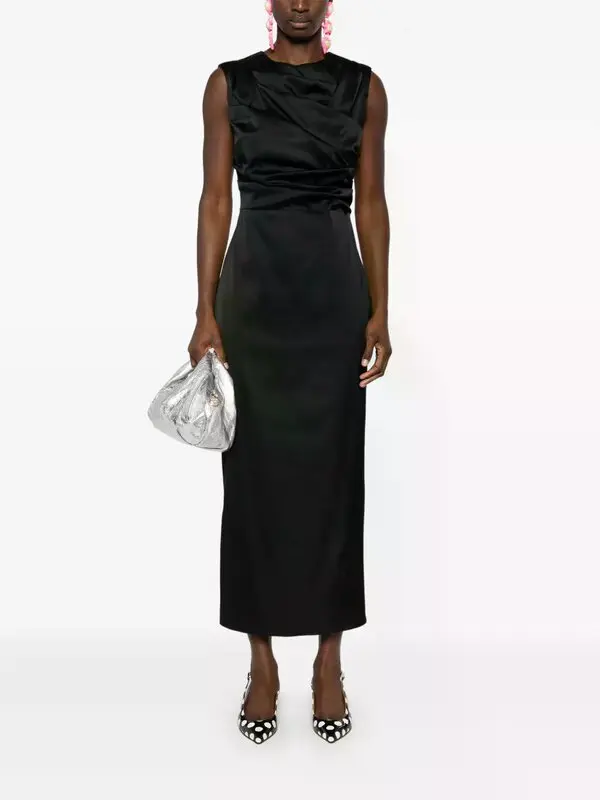Viktor & Rolf Pleated Maxi Dress