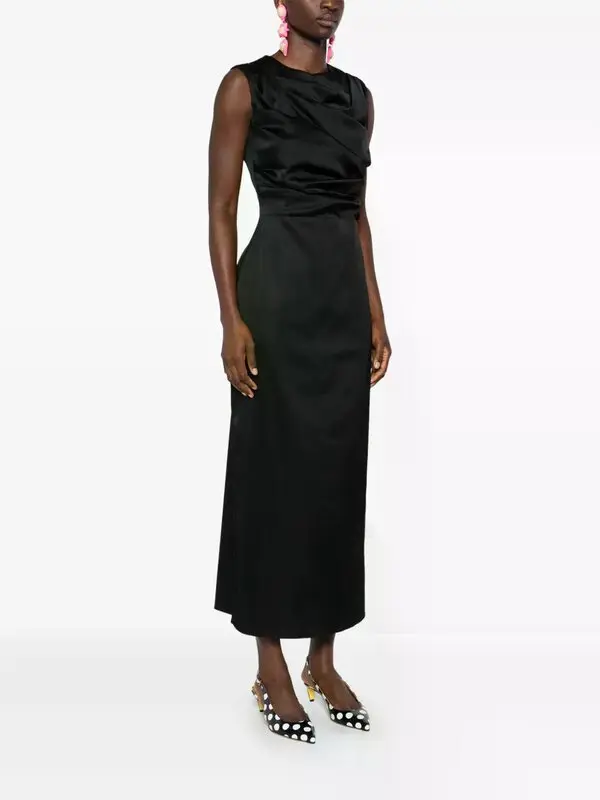 Viktor & Rolf Pleated Maxi Dress