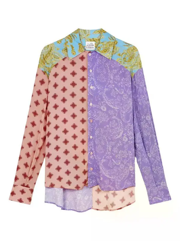 DONDE ESTEBAN Paisley Print Shirt - Red