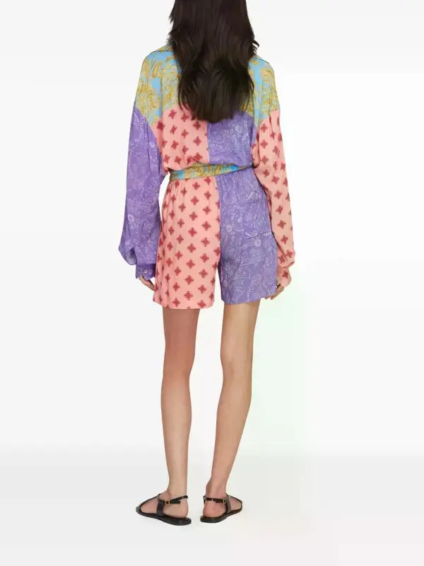 DONDE ESTEBAN Paisley Print Shirt - Red