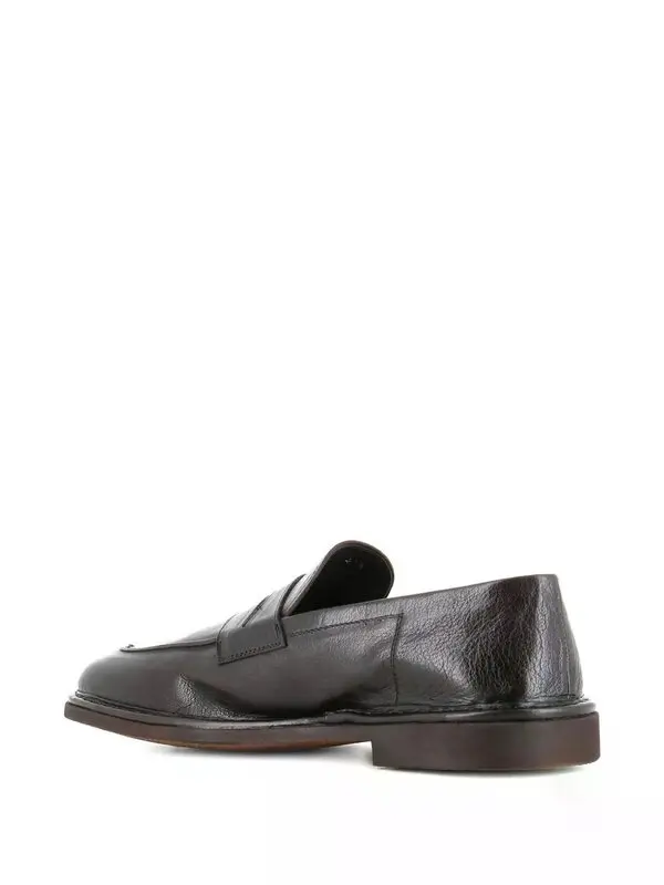 ALEXANDER HOTTO Leather Penny Loafers