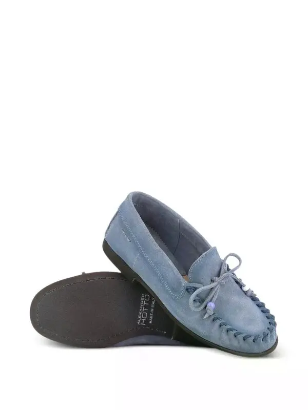 ALEXANDER HOTTO Suede Moccasin Loafers