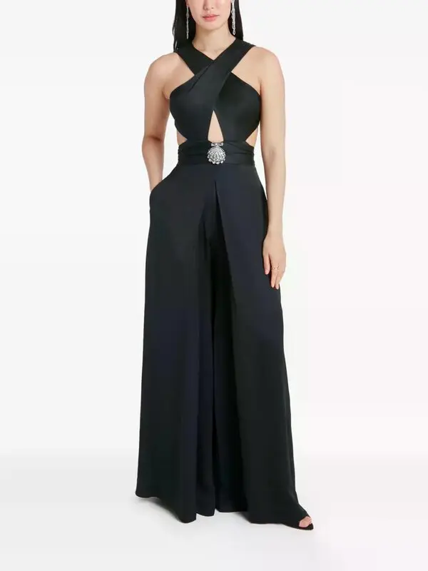 TEMPERLEY LONDON Cut-out Jumpsuit - Black