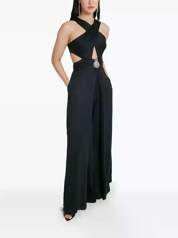 TEMPERLEY LONDON Cut-out Jumpsuit - Black