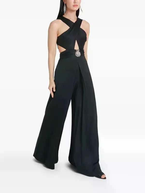 TEMPERLEY LONDON Cut-out Jumpsuit - Black