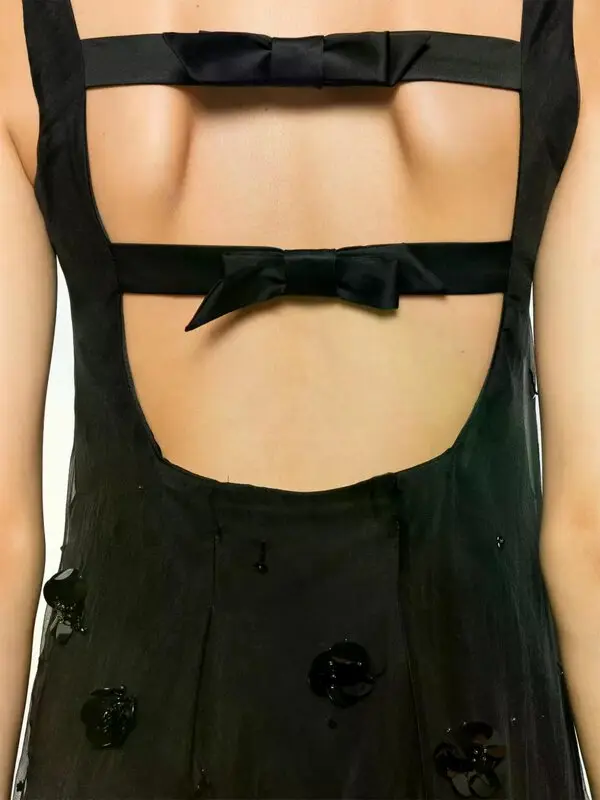 Viktor & Rolf Embroidered Mini Dress - Black