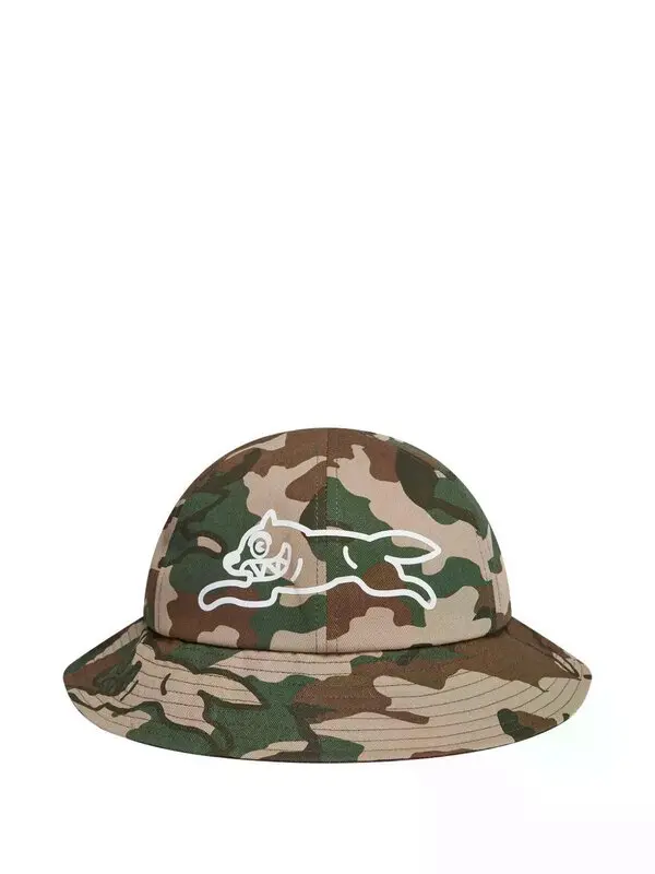 ICECREAM Running Dog Woodland Bucket Hat - Brown