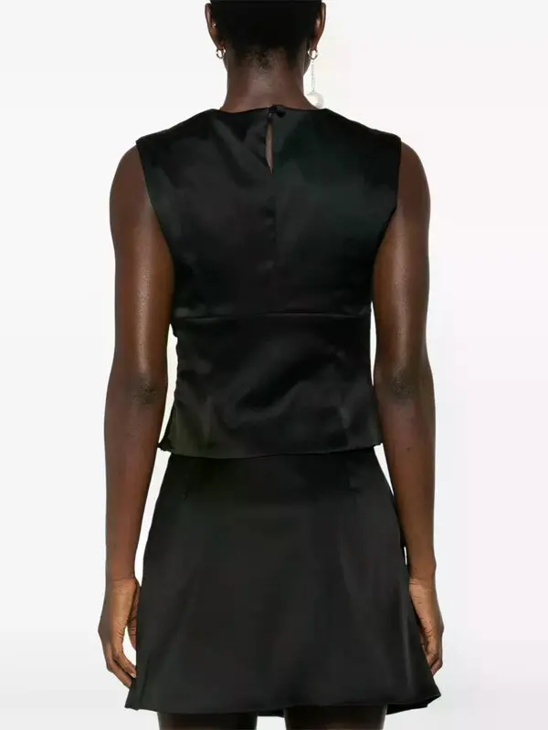 Viktor & Rolf Pleated Blouse - Black