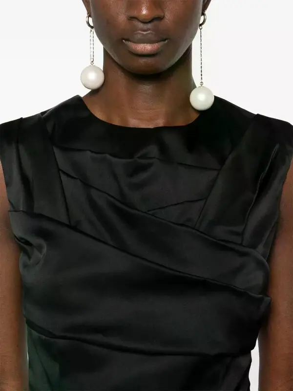 Viktor & Rolf Pleated Blouse - Black