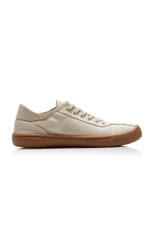 THE ROW Cotton Canvas Sneakers - Taupe
