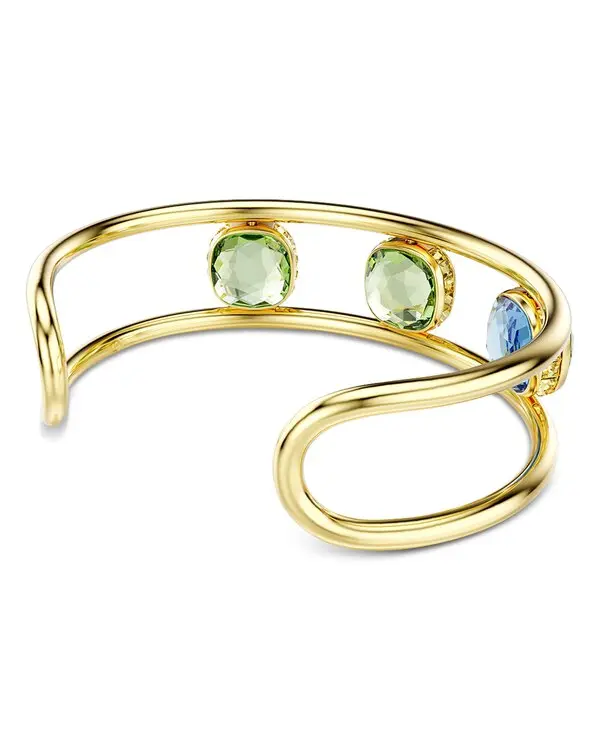 SWAROVSKI Chroma Crystal Reversible Cuff Bracelet - Multi/gold