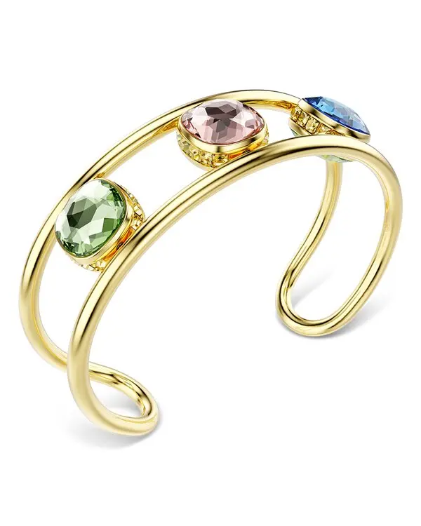 SWAROVSKI Chroma Crystal Reversible Cuff Bracelet - Multi/gold