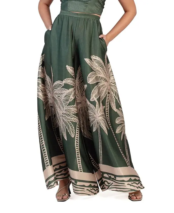 DIARRABLU Jant Coria Printed Wide Leg Pants