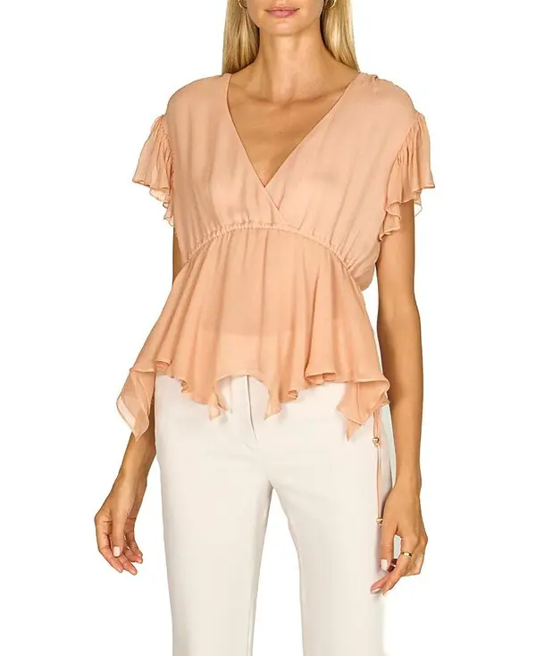 SECRET PON-PON Thea Top - Peach