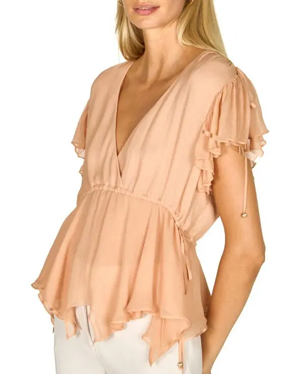 SECRET PON-PON Thea Top - Peach
